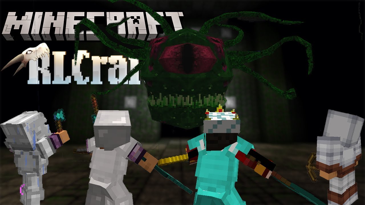 Minecraft RLCraft - we tried to fight the malevolent observer - YouTube