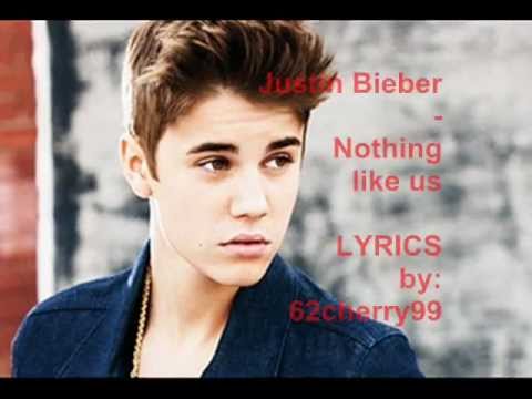 Justin Bieber - Nothing like us (Lyrics) AUDIO - YouTube