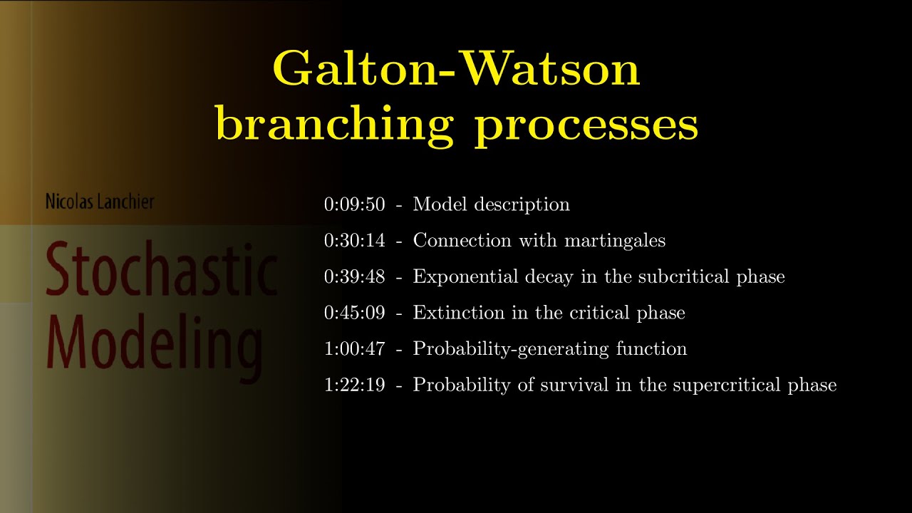 Chapter 06. Galton-Watson branching processes (with subtitles) - YouTube