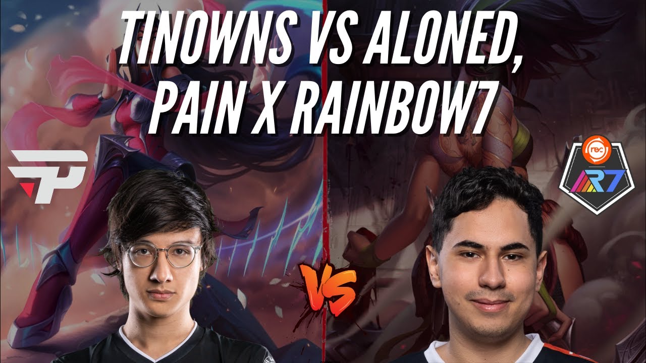 TINOWNS VS ALONED, PAIN VS RAINBOW7!! - YouTube
