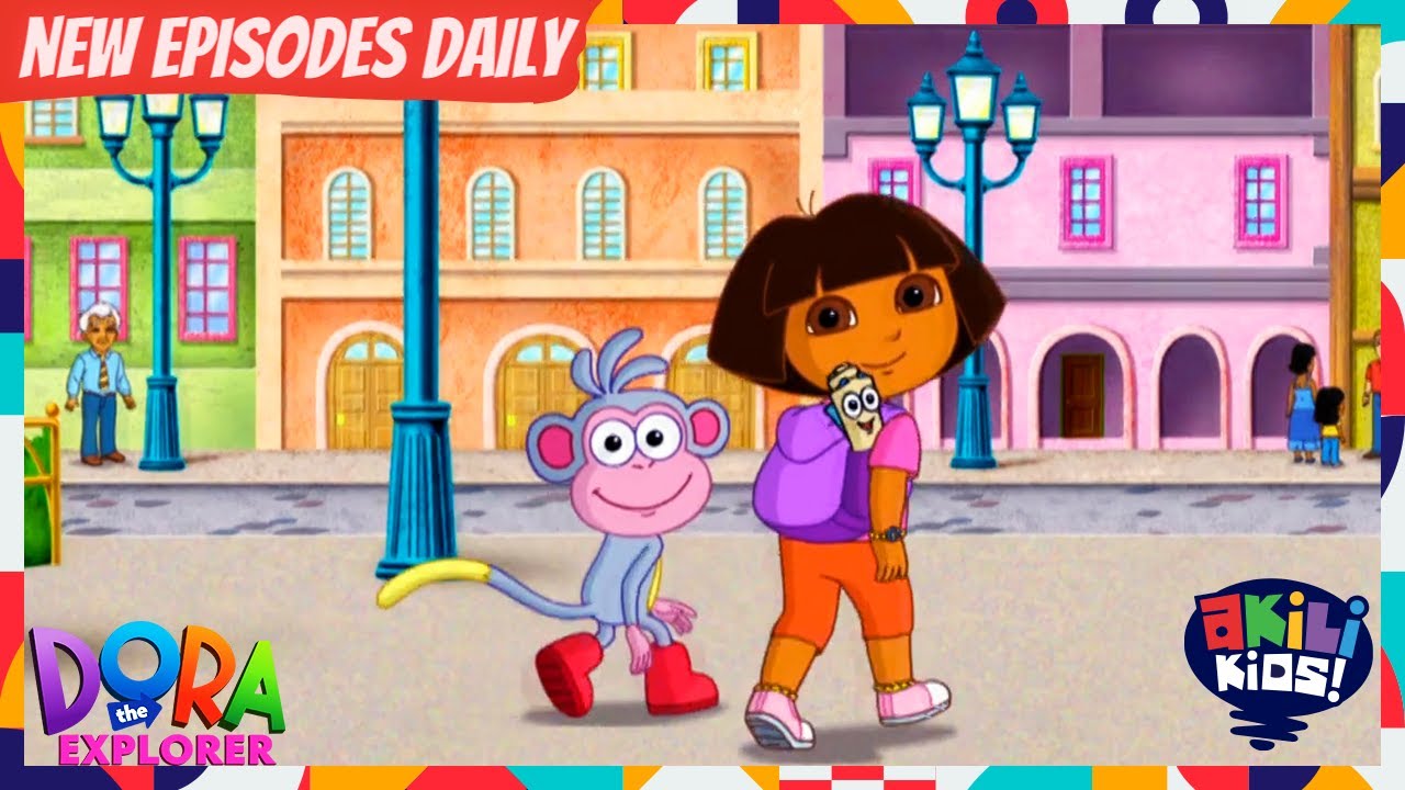 Dora The Explorer | Garden Mountain | Akili Kids! - YouTube