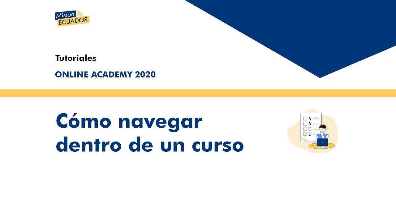 5- Cómo navegar dentro de un curso - YouTube