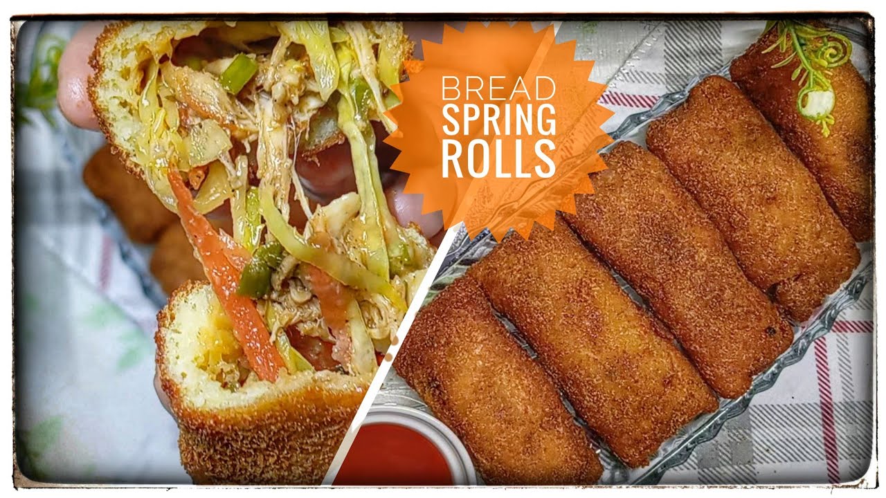 Bread Rolls | Bread Spring Rolls | Easy Snacks Recipe - YouTube