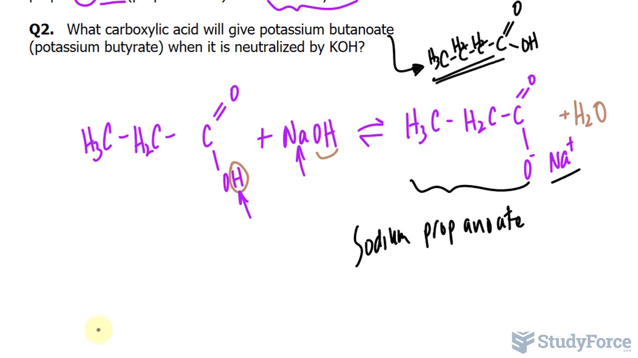 Neutralization of Carboxylic Acid - YouTube