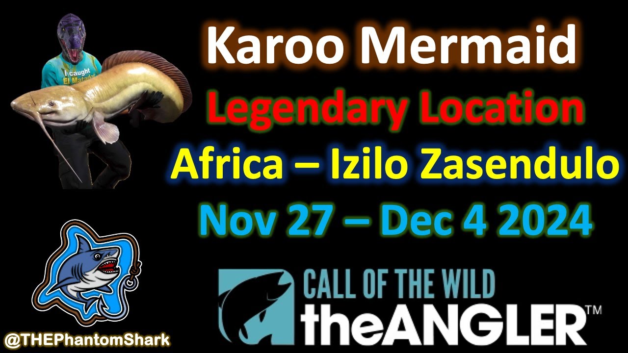 Karoo Mermaid Location - Nov. 27 - Dec. 4 2024 Africa Izilo Zasendulo ...