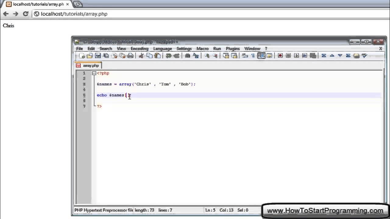 PHP Tutorial 13 Arrays PHP For Beginners - YouTube
