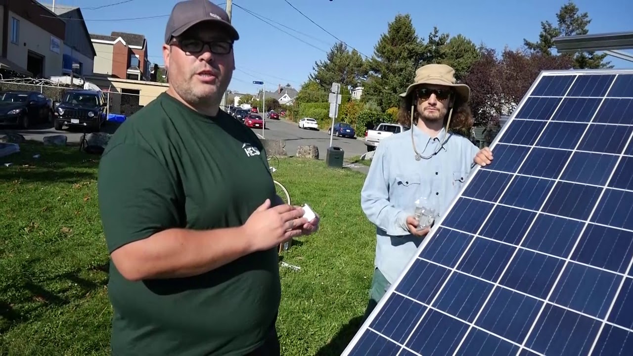 Fast-Rack GMX 2 Tier Ground Mount - Module Placement 1 of 2 - YouTube