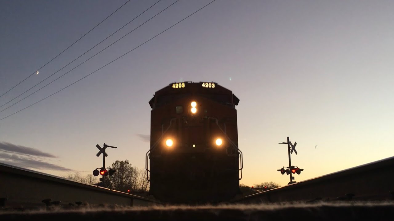 Camera Underneath BNSF Z Train! - YouTube