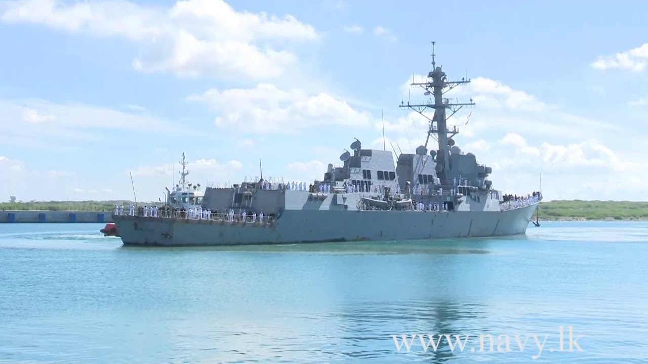 US Naval ships USNS ‘Millinocket’ and USS ‘Spruance’ arrive at the port ...