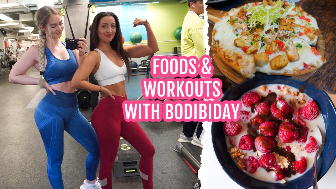 DAY IN A LIFE feat. BODIBIDAY (full workout + food) - YouTube