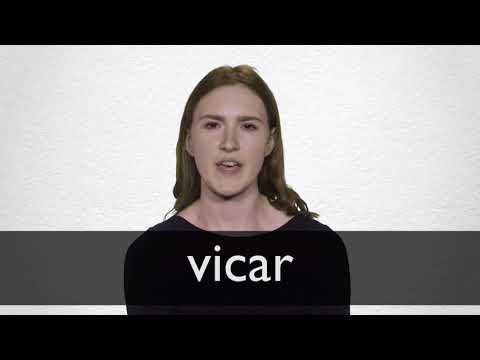 How to pronounce VICAR in British English