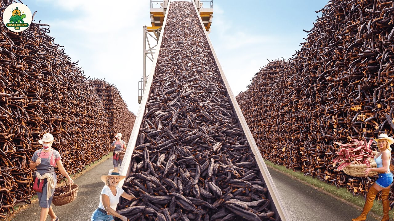 Amazing Process of Harvesting Vanilla | The Production of the World’s ...