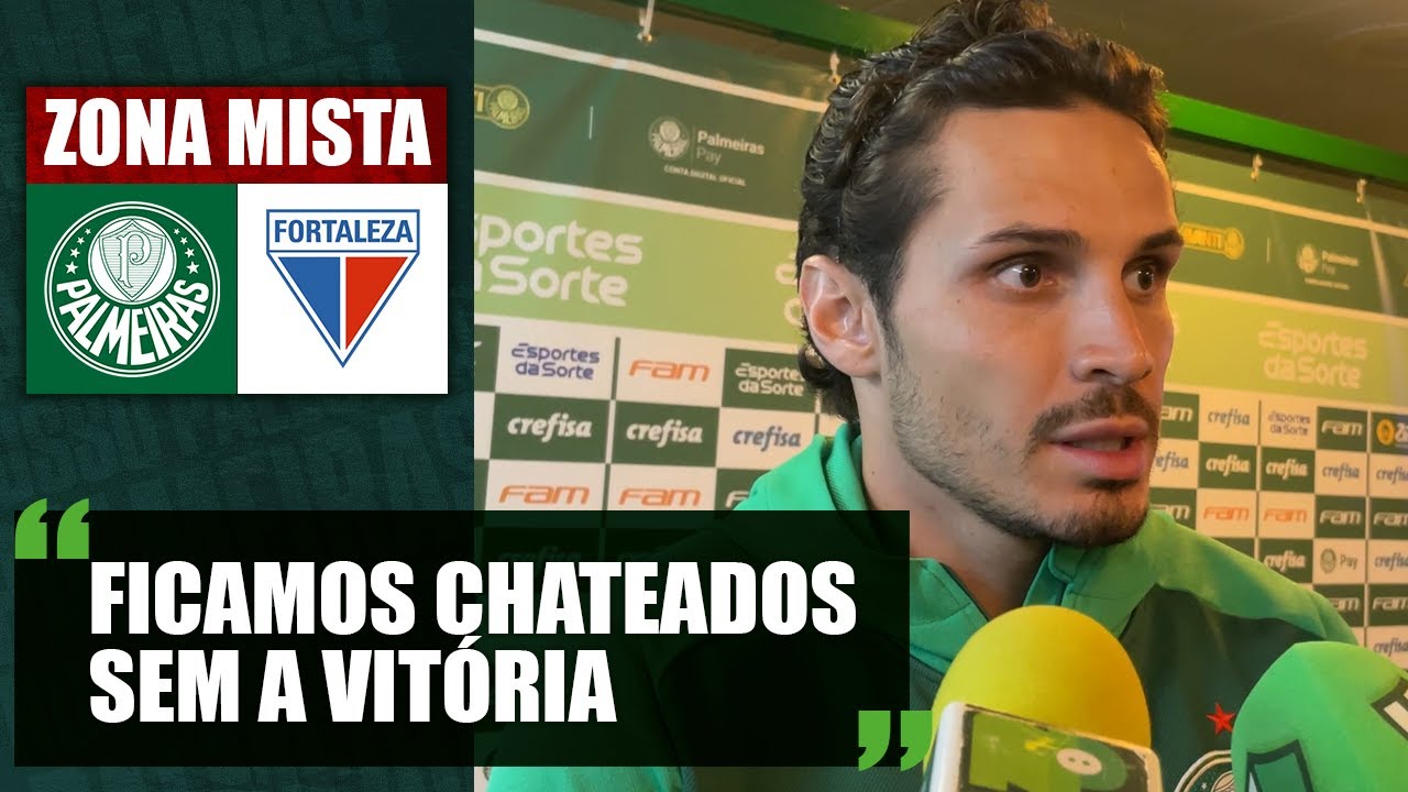 VEJA O QUE VEIGA FALOU NA ZONA MISTA APÓS PALMEIRAS 2 X 2 FORTALEZA PELO BRASILEIRÃO - YouTube