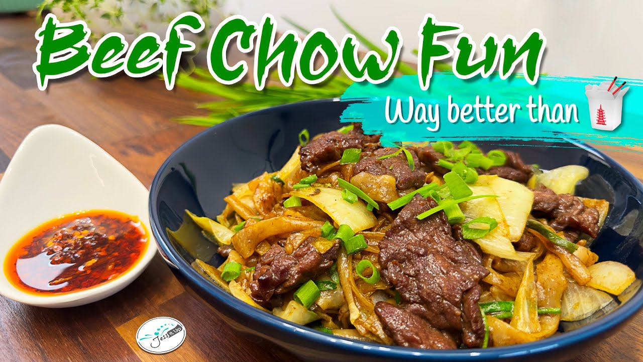 🥡How to make the yummiest Beef Chow Fun, at home. Tips and tricks: Stir ...
