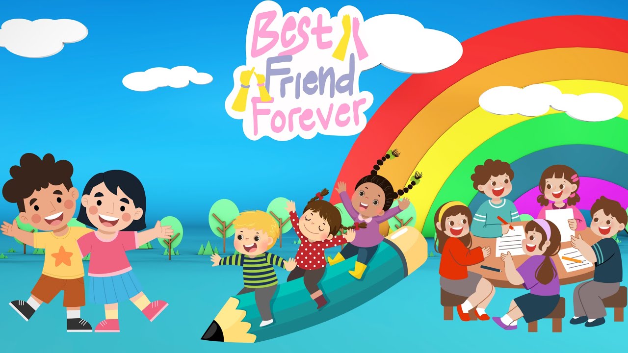 Friends Forever Best Song For Kids | Friendship Nursery Rhymes For ...
