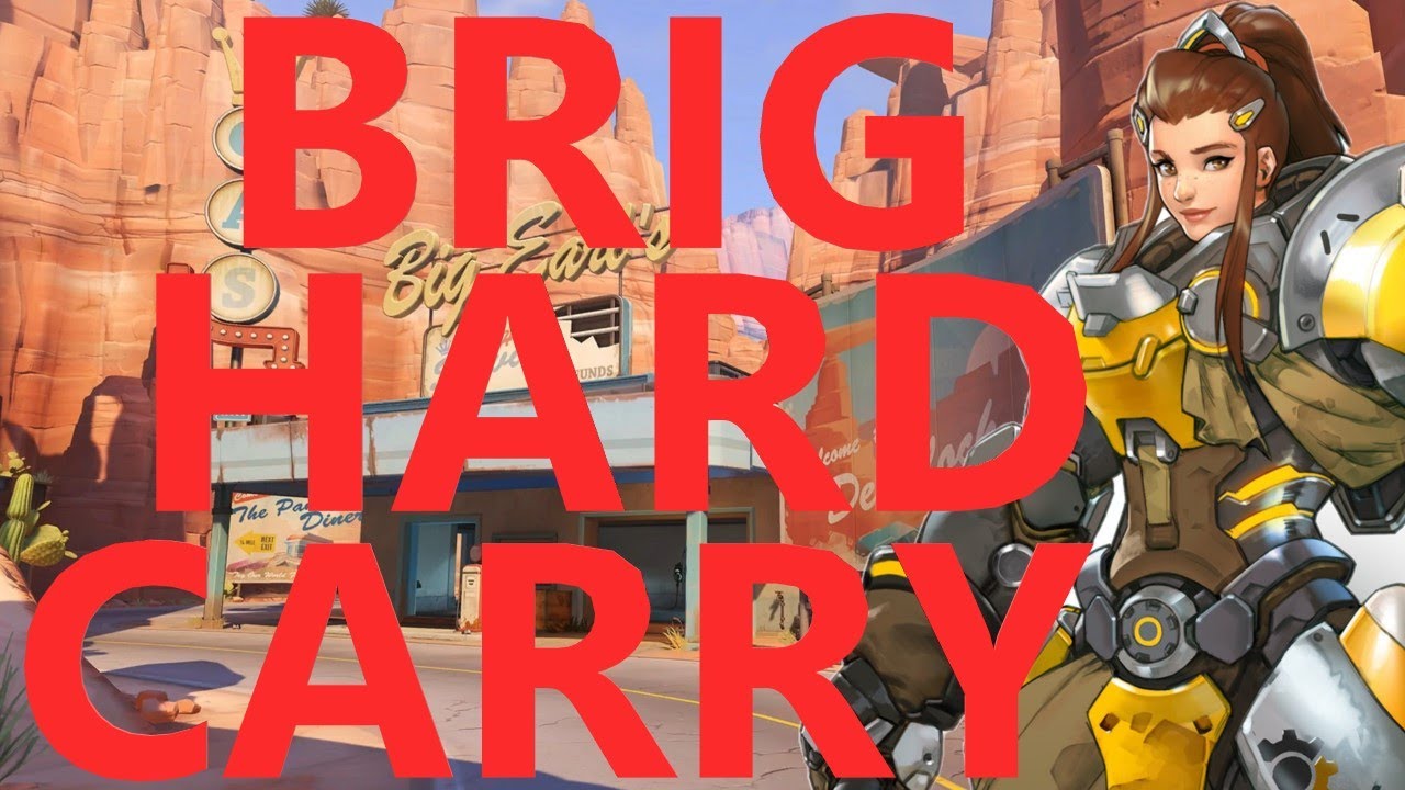 Hard Carry on BRIG in Overwatch 2 - YouTube