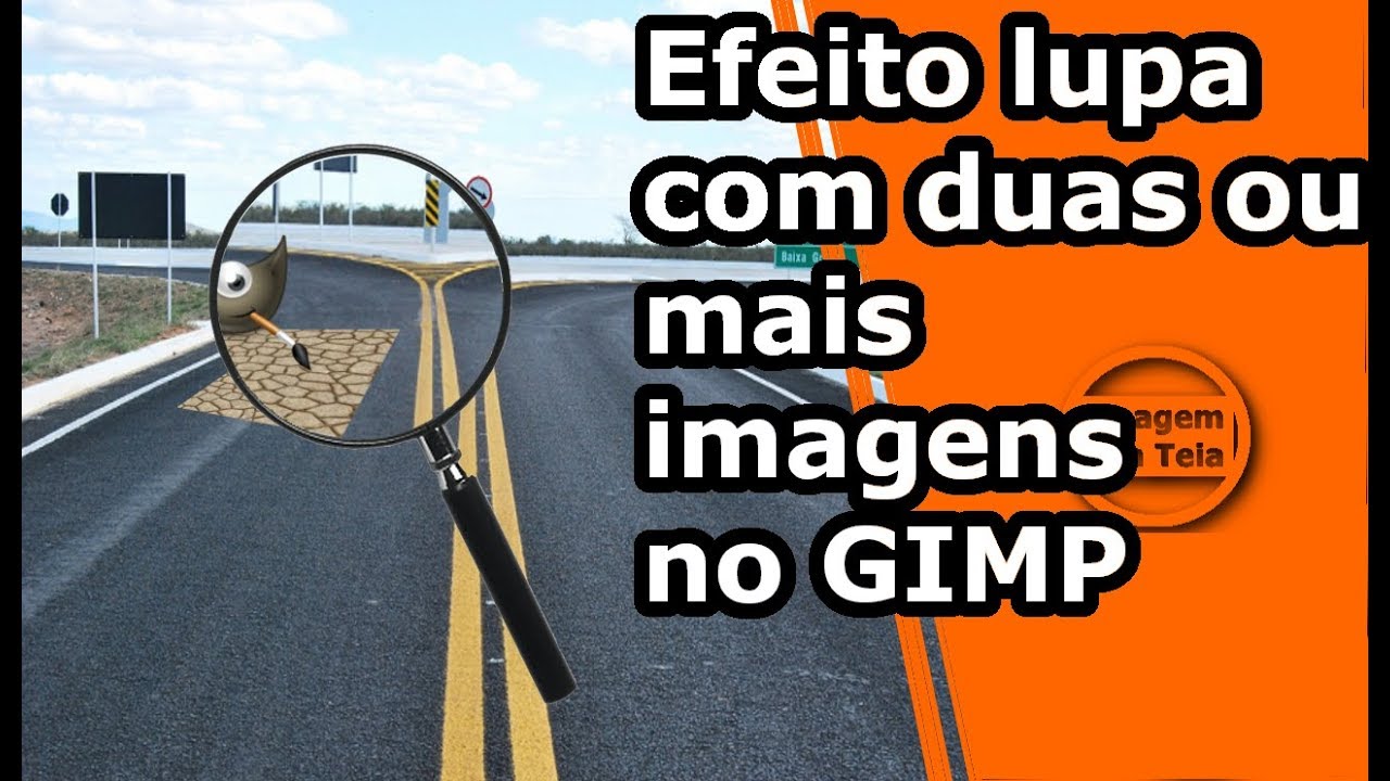 Como fazer efeito lupa com duas ou mais imagens - YouTube