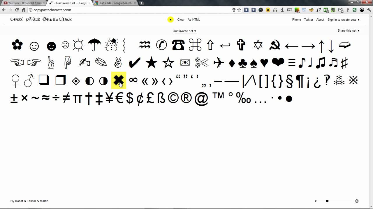 Copy special characters that aren't on your keyboard - YouTube