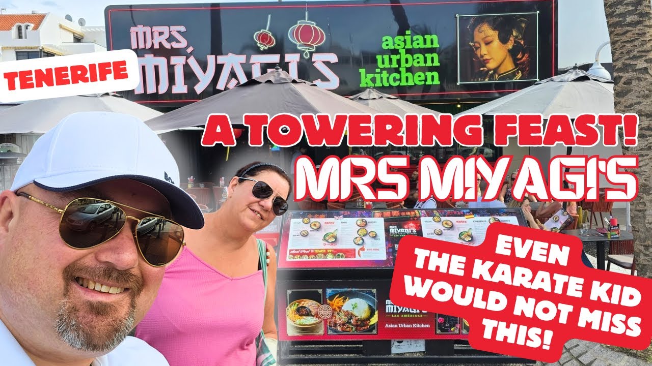 KARATE KID would be proud! ASIAN TOWER MEAL at MRS MIYAGI'S Asian Urban ...