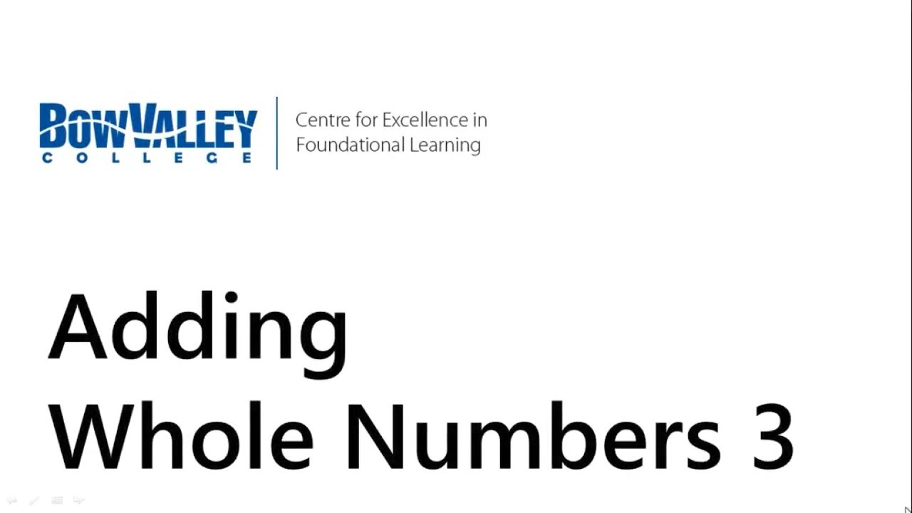 Adding Whole Number 3 Calculating Distance YouTube Adding Whole Number 3 Calculating Distance YouTube