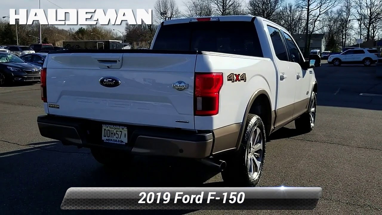 Certified 2019 Ford F-150 King Ranch, Hamilton, NJ P76246 - YouTube