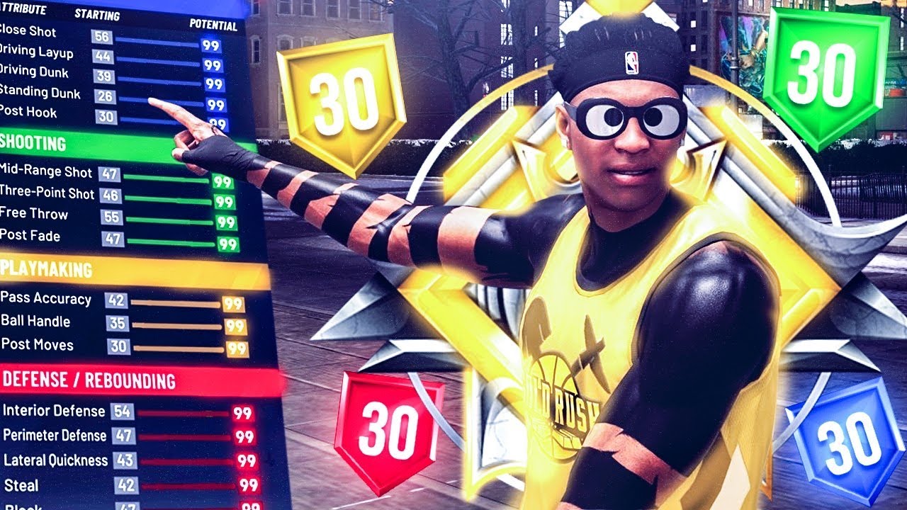 MY BRAND NEW GLASS LOCKDOWN BUILD IS A DEMIGOD | BEST BUILD NBA 2K20 ...