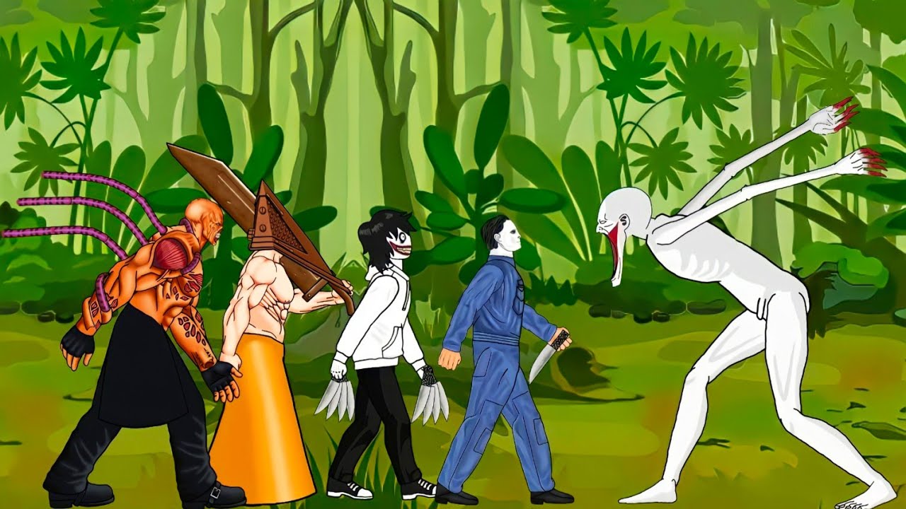SCP-096 Vs Nemesis, Pyramid Head, Jeff The Killer and Michael Myers ...