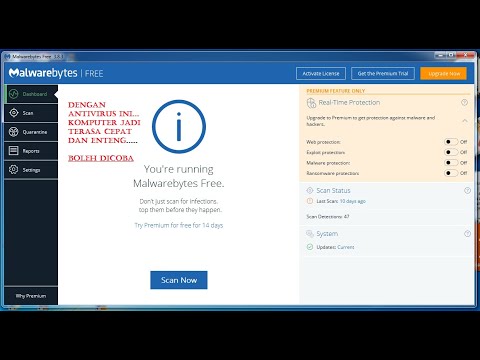 Tutorial Antivirus Malwarebytes - YouTube