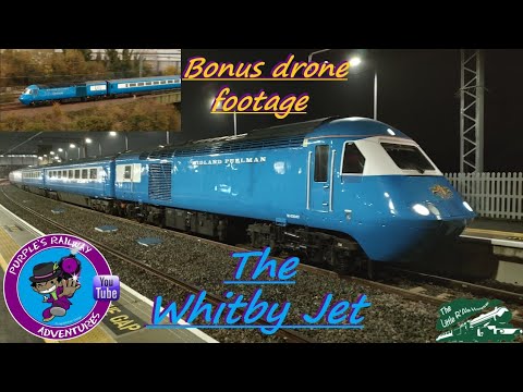 The Whitby Jet Ft. Blue Midland Pullman with bonus drone footage 19th ...