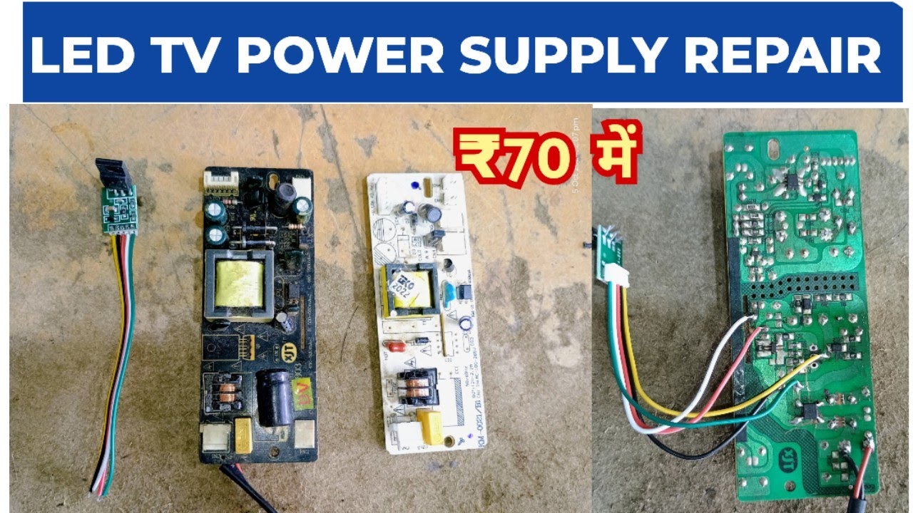 LED TV power supply repair | ca888 module kaise lagaye | LED TV Ki ...