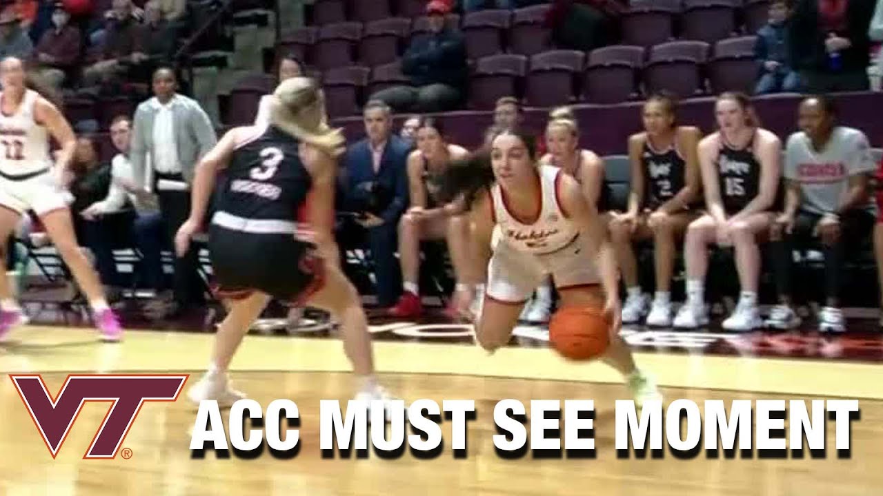 Virginia Tech's Georgia Amoore Leaves Defender With Less | ACC Must See ...