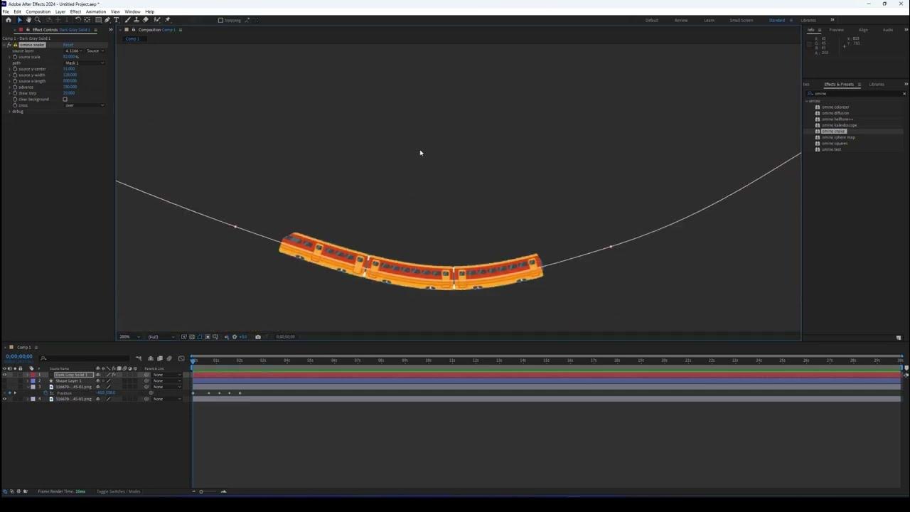 Object Along Path in After Effect - YouTube