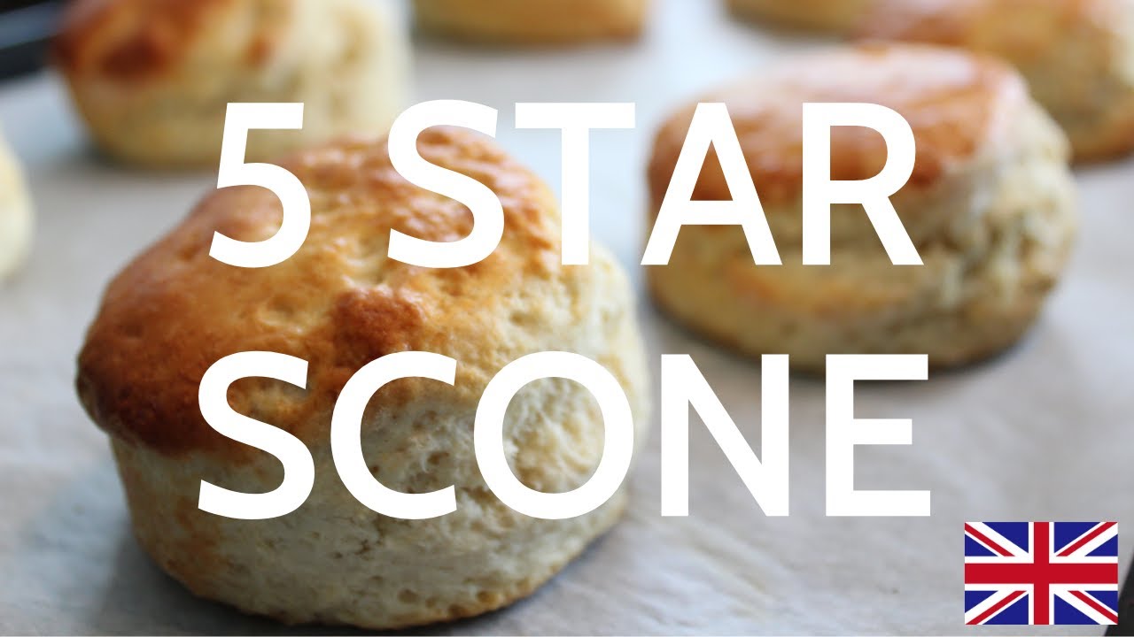 5 STAR SCONE | ☆☆☆☆☆ BEST SCONE RECIPE | How to make perfect English ...