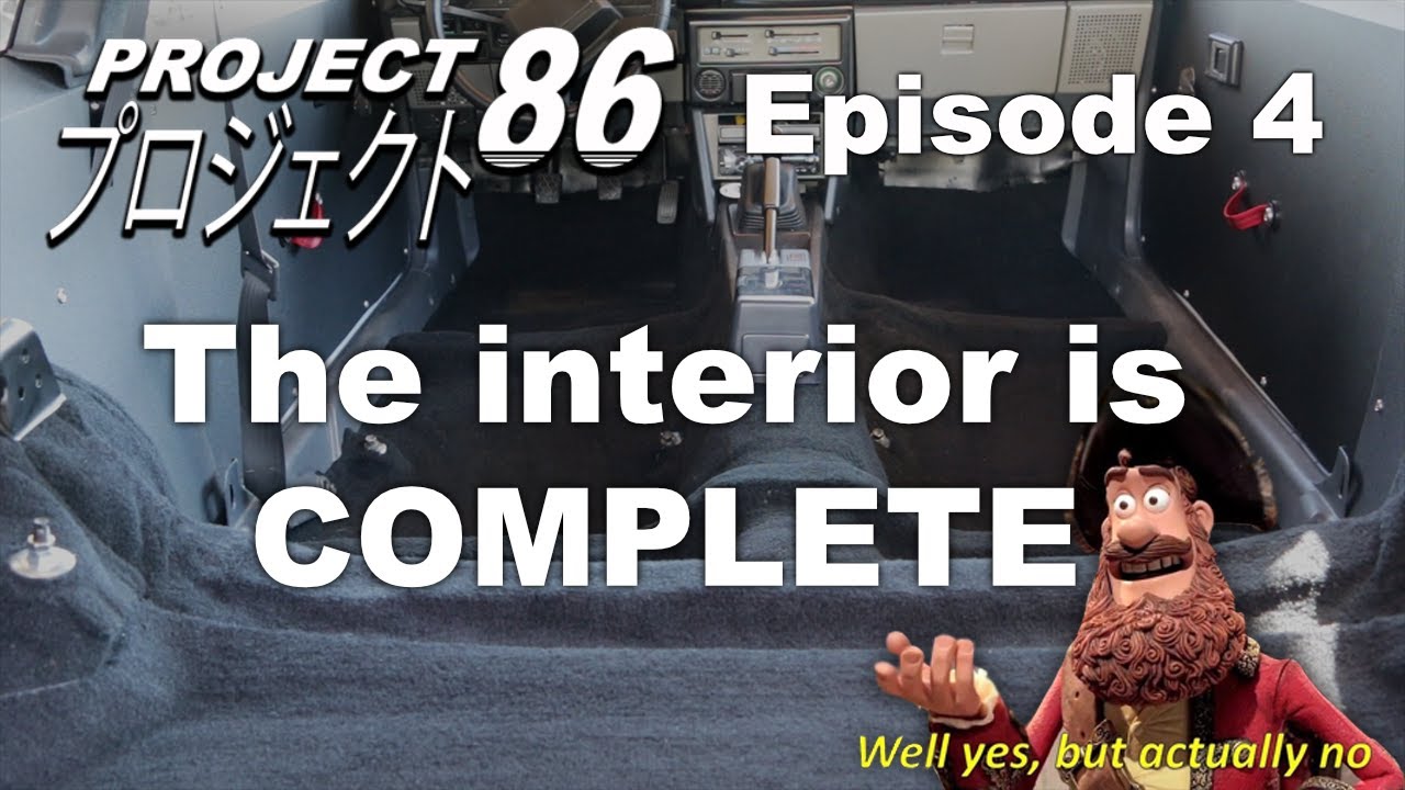 The AE86 interior is COMPLETE (and my trunk opens now!) - Project 86 ...