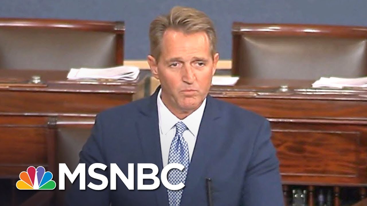 Terminally Ill Man Confronts Jeff Flake On Health Care Cuts | All In ...