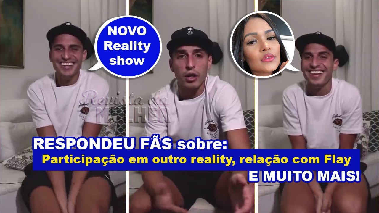 🌐 Bbb20 Felipe Prior Fala Sobre Participação Em Novo Reality Relação