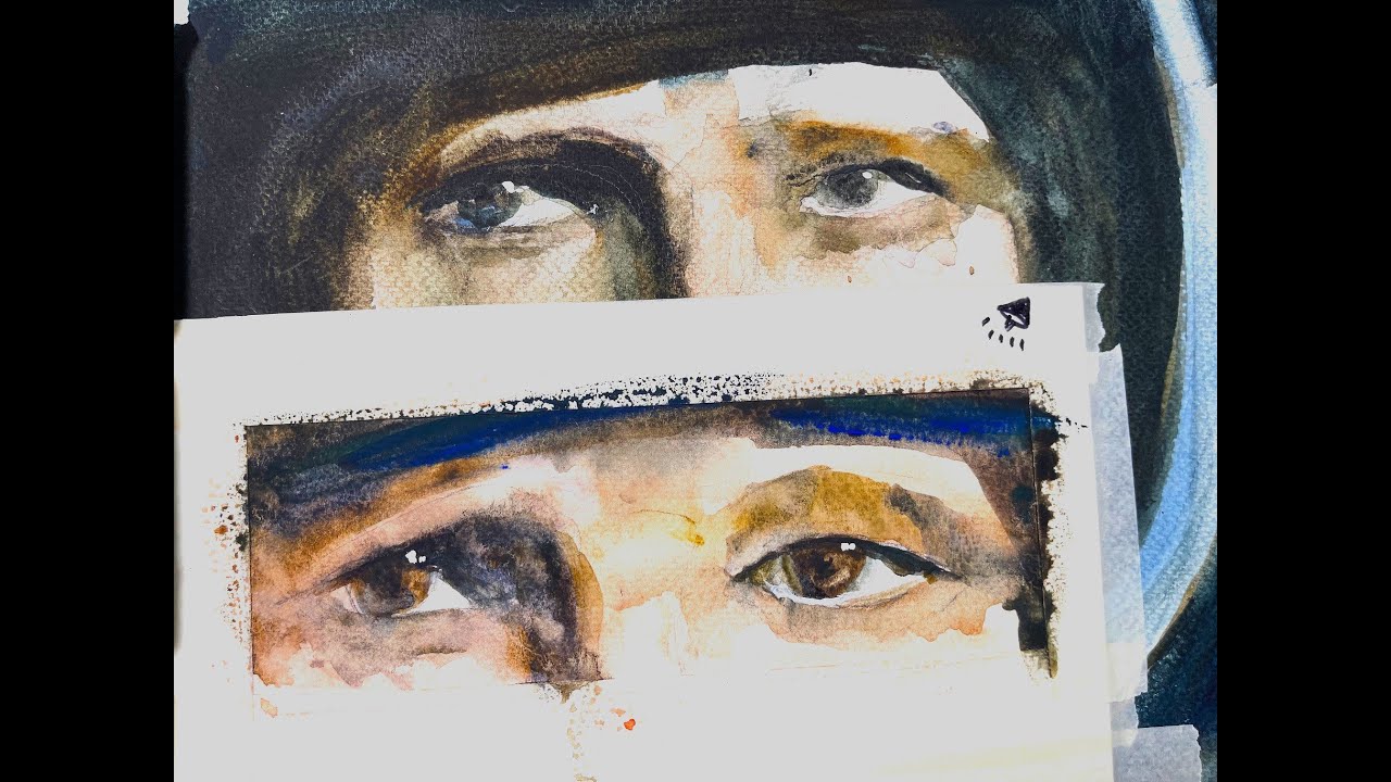 Painting Dynamic Eyes in Watercolor with Professional Artist Chris ...