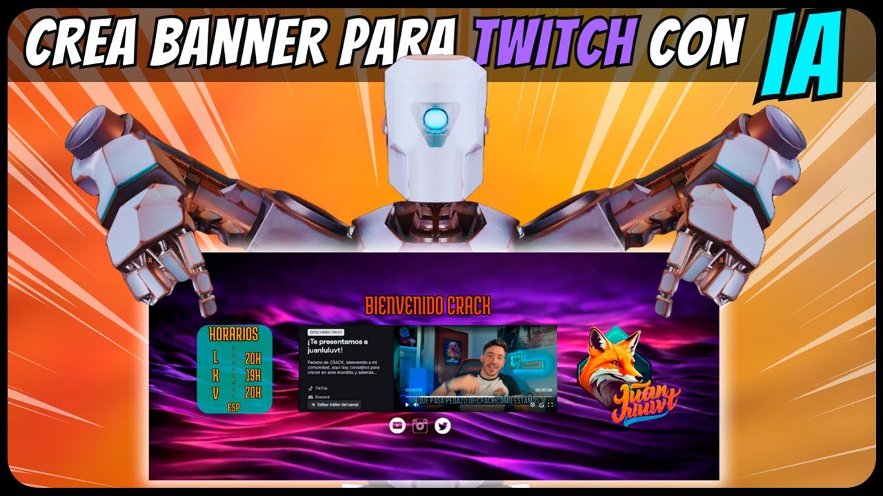 🟢Cómo hacer banner de twitch con IA // ¡GRATIS!🟢 - YouTube