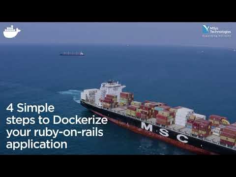 How to Dockerize your Ruby On Rails Application - YouTube