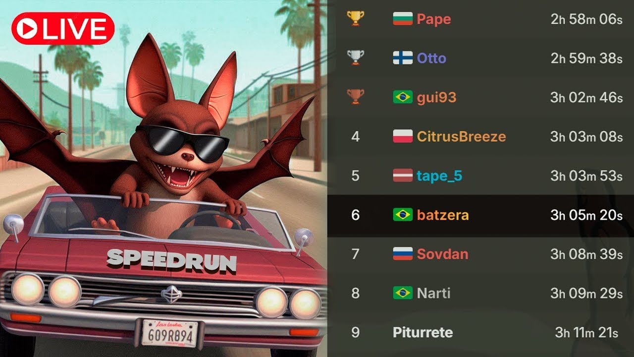🔴 GTA San Andreas Any% Speedrun | !pix - YouTube