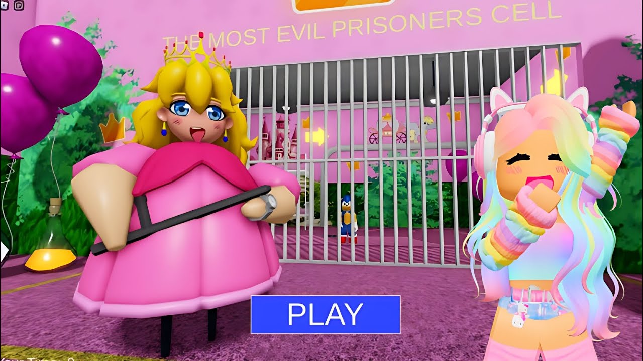 ESCAPANDO DA PRISÃO DA PRINCESA PEACH NO ROBLOX (OBBY) ️ - YouTube