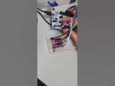LAB: GPIO Digital InOut 7-segment - YouTube