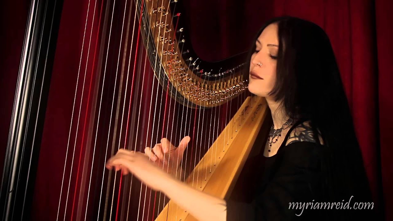 Myriam Reid - harpe - extraits 1 - YouTube