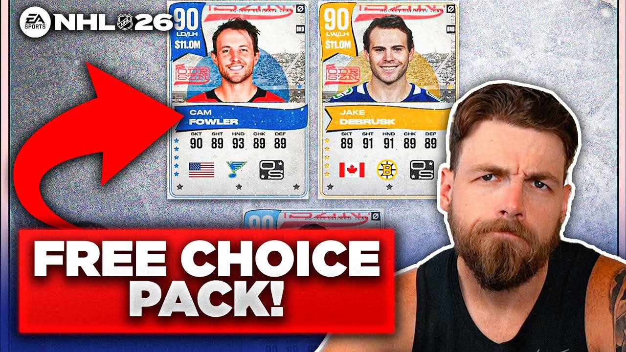FREE NHL 26 HUT HOLIDAY PLAYER CHOICE PACK! | BEST SELECTION! - YouTube