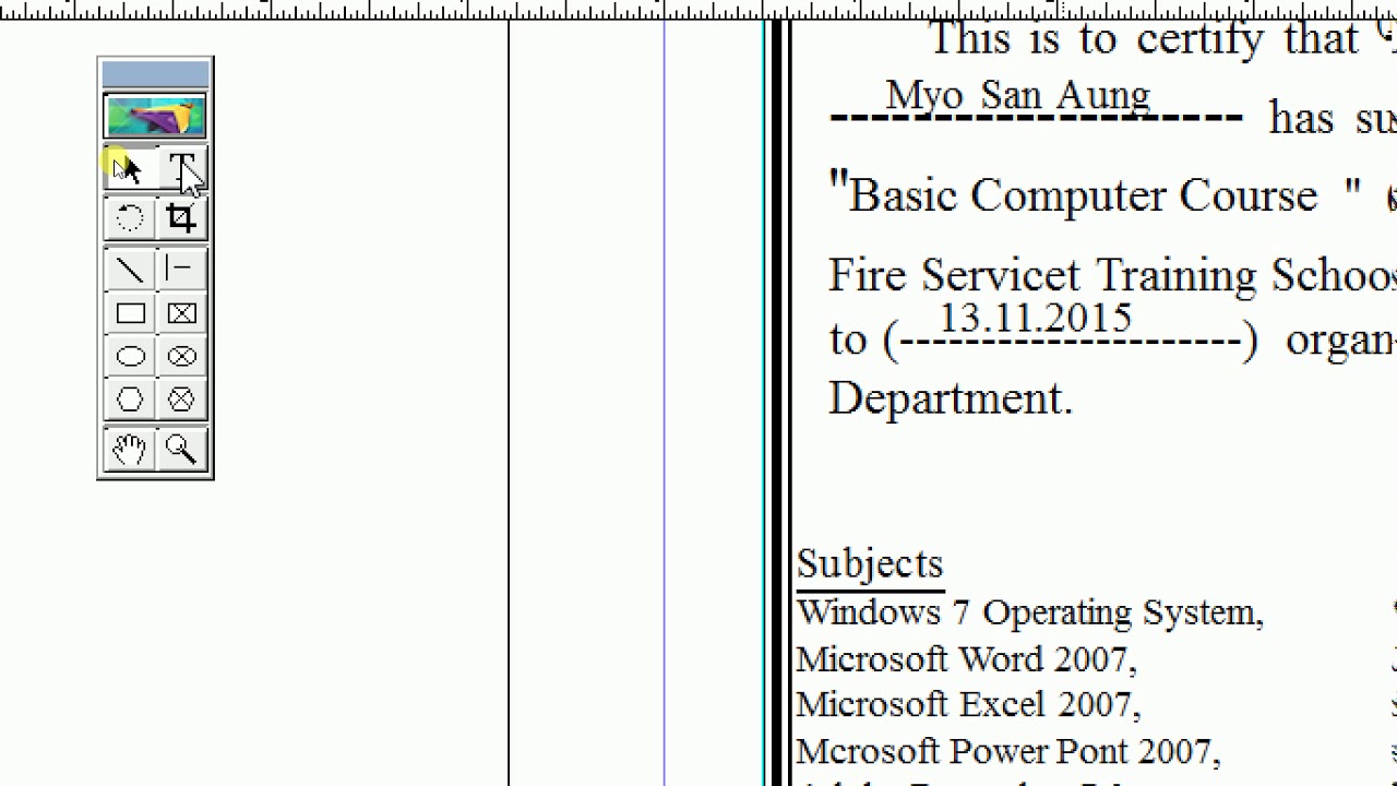 How to use bullet and numbering with adobe pagemaker myanmar # 34 - YouTube