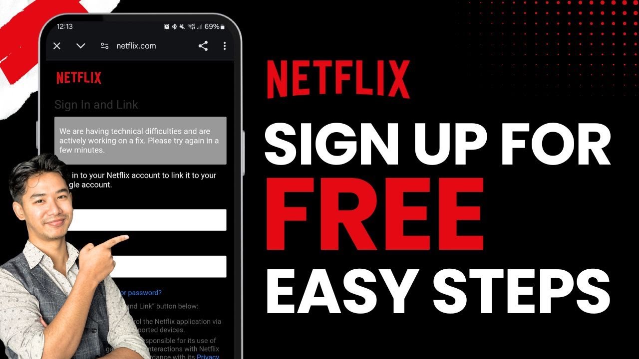 How to Sign Up for Netflix for Free - YouTube