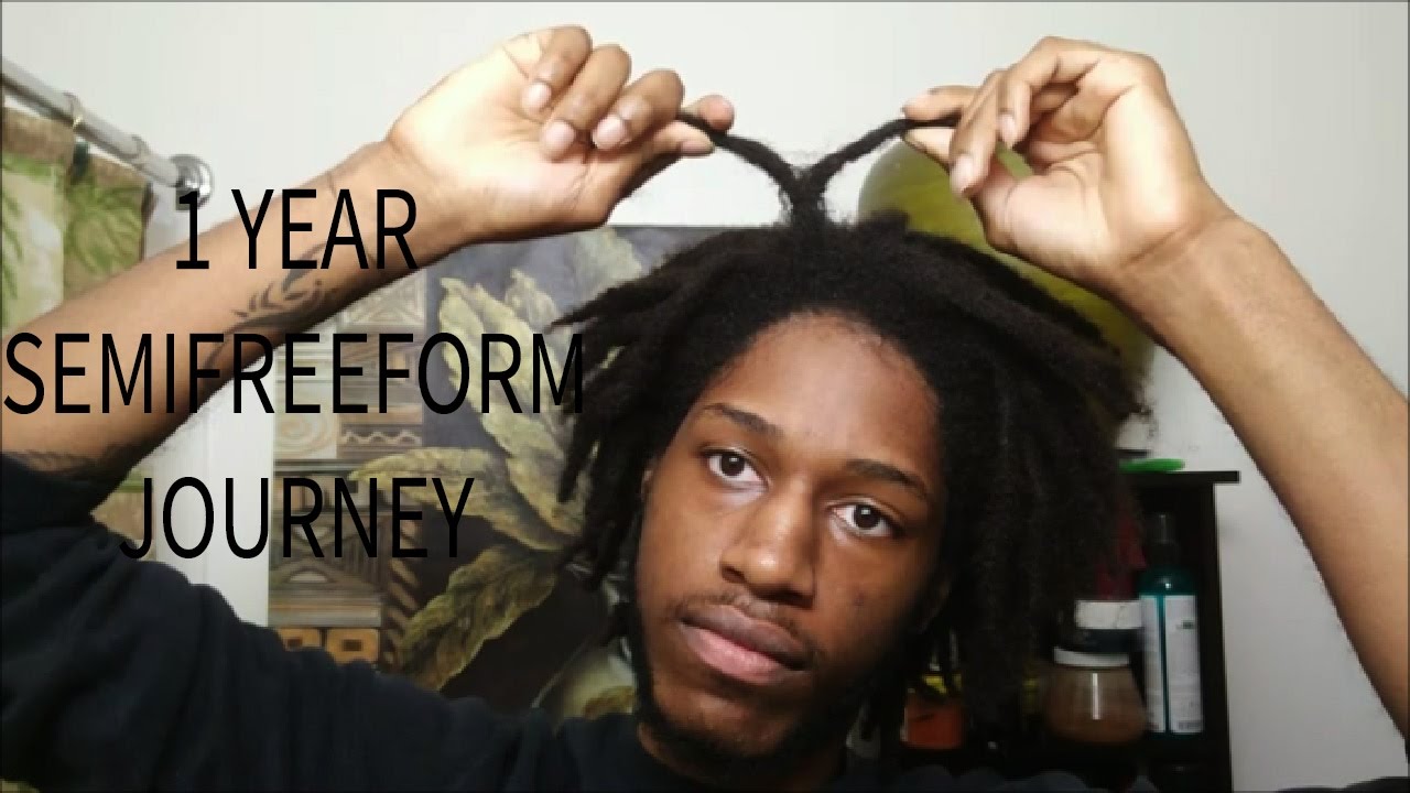 Separating my SEMIFREEFORM LOCS | 1 YEAR SEMIFREEFORM JOURNEY - YouTube