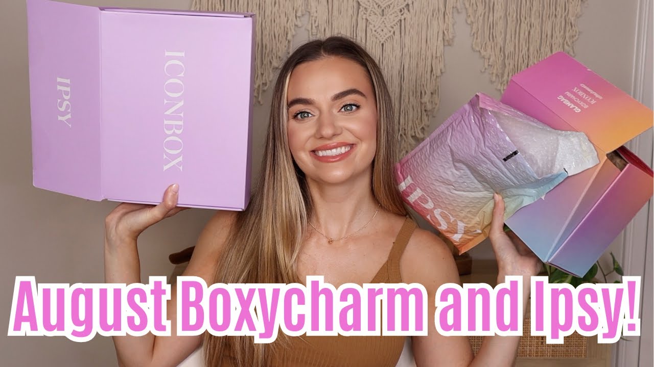 August Ipsy, Boxycharm, Icon Box Unboxing 2024! - YouTube