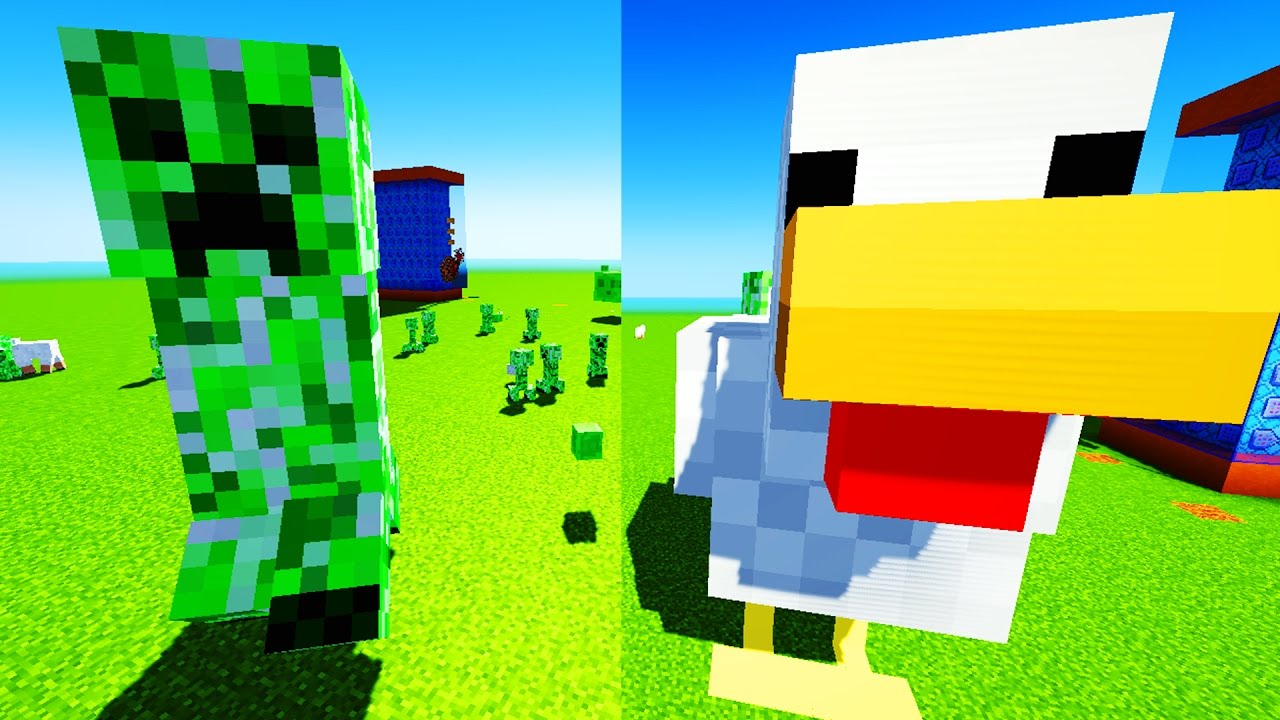 GIANT MOBS in Minecraft Vanilla! - YouTube