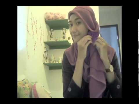 Hijab Tutoria Square: Simple Jilbab Paris by Dheanita Tribuana